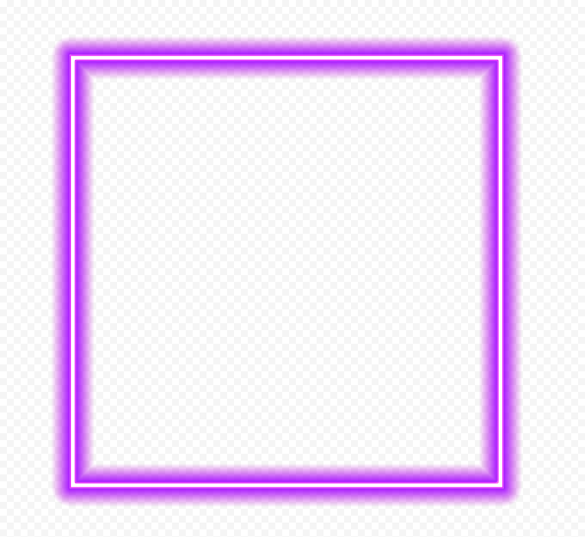 HD Purple Neon Border Frame PNG | Citypng