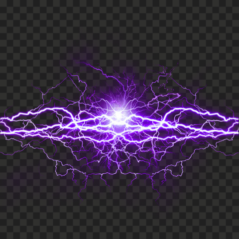 HD Purple Thunder Lighting Effect PNG | Citypng