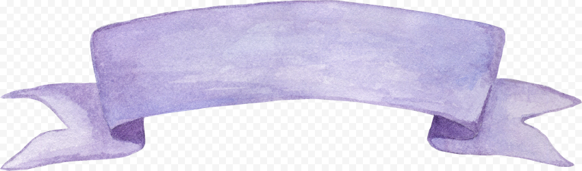 HD Purple Watercolor Ribbon Banner PNG | Citypng