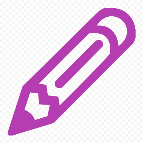 HD Purple Whole Pencil Outline PNG | Citypng