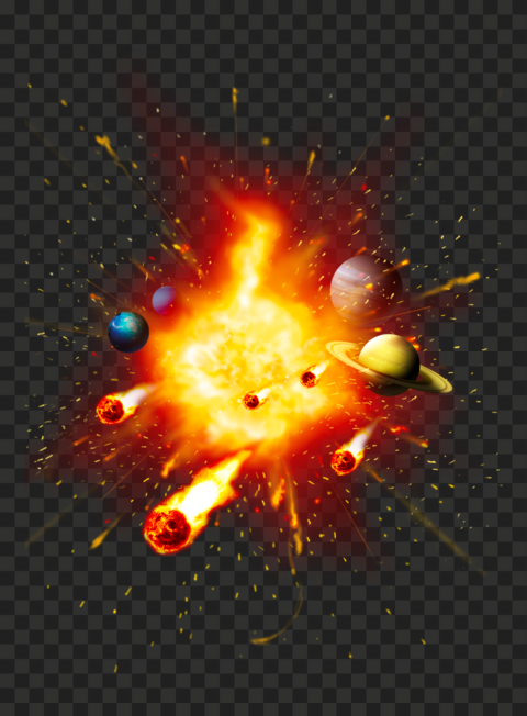 HD Realistic Space Explosion PNG | Citypng