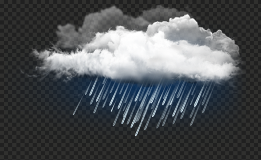HD Realistic White Rain Cloud Rainy Day PNG | Citypng