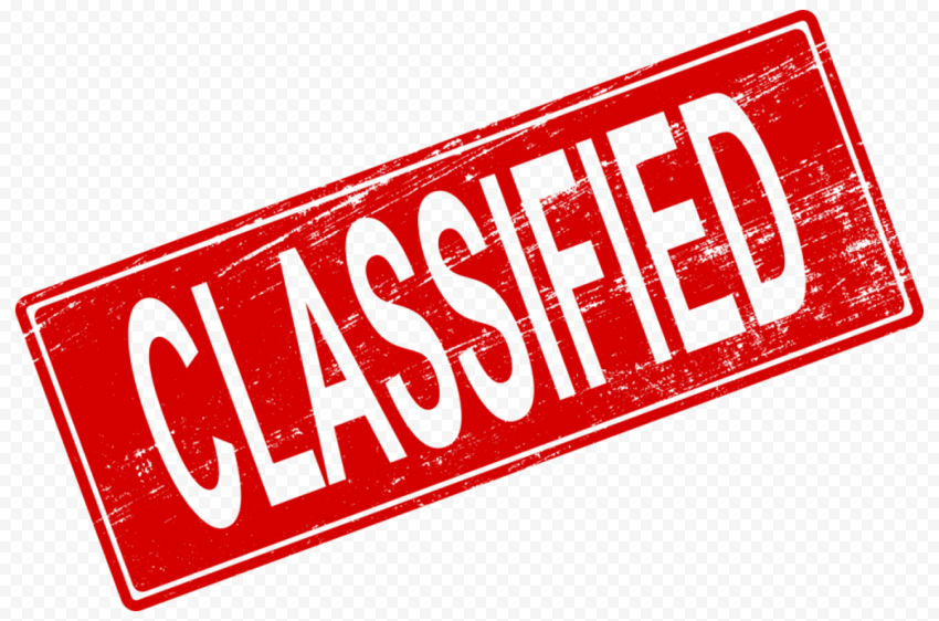 HD Red Classified Round Stamp Clipart PNG | Citypng