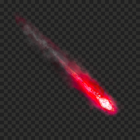 HD Red Flying Comet Effect Transparent Background | Citypng