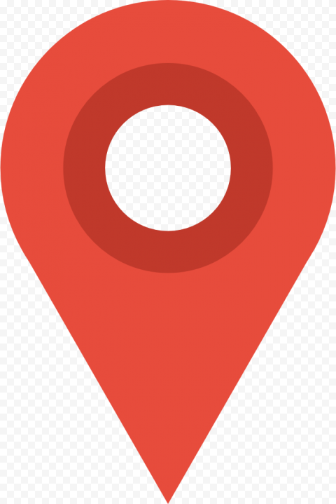 HD Red Locator Location Mark Sign Icon PNG | Citypng