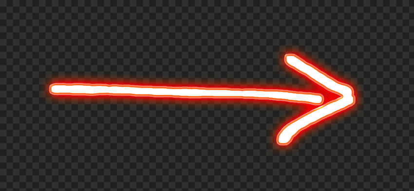 HD Red Neon Arrow Right Icon PNG | Citypng