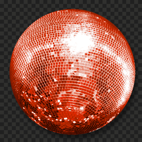 HD Red Night Disco Light Ball Transparent PNG | Citypng