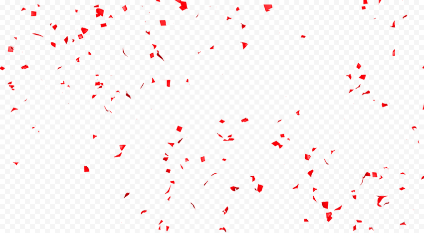 HD Red Paper Confetti Party Celebration PNG | Citypng