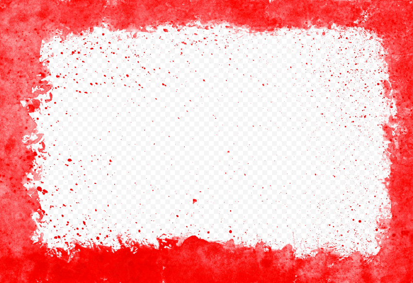 Red Grunge Border Png