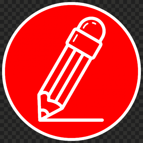 Red Pencil Icon Png