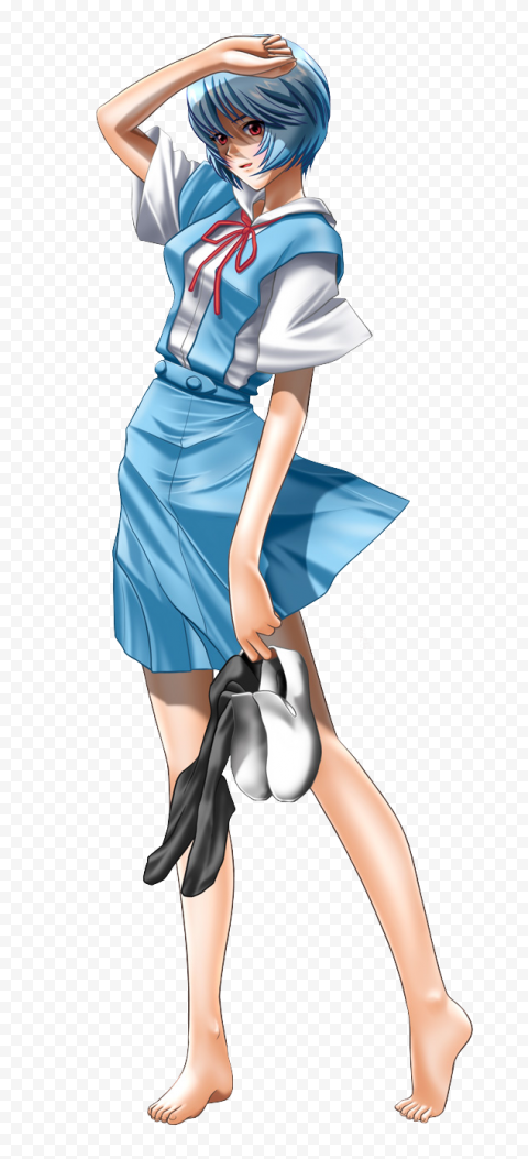 HD Rei Ayanami School Uniform Transparent PNG | Citypng