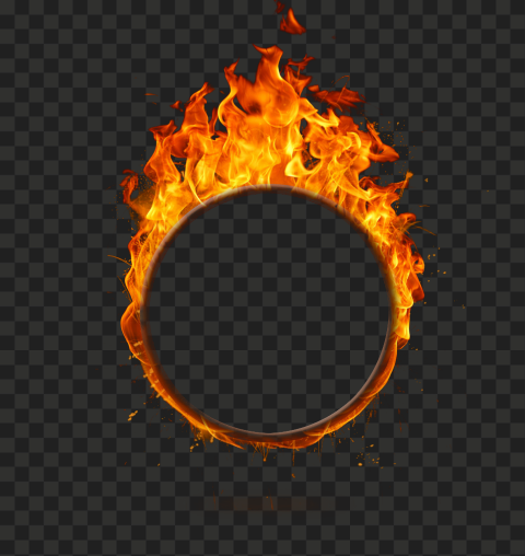 HD Ring Of Fire Circle PNG | Citypng