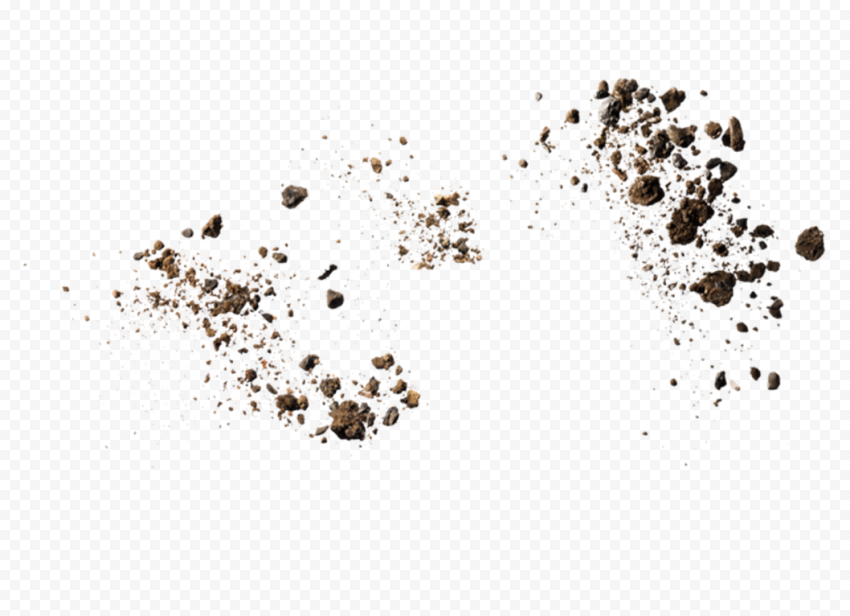 HD Sand Stone Explosion Splash PNG | Citypng