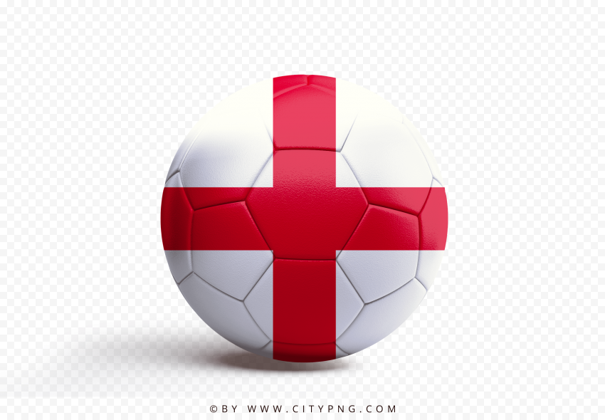 HD Soccer Ball With England Flag PNG | Citypng
