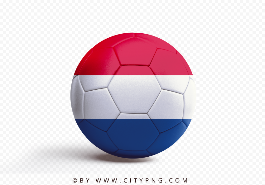 HD Soccer Ball With Netherlands Flag PNG | Citypng