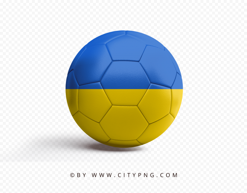 HD Soccer Ball With Ukraine Flag PNG | Citypng