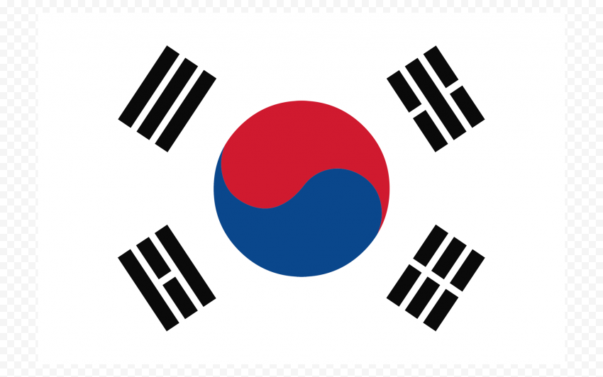 HD South Korean Flag Transparent Background | Citypng