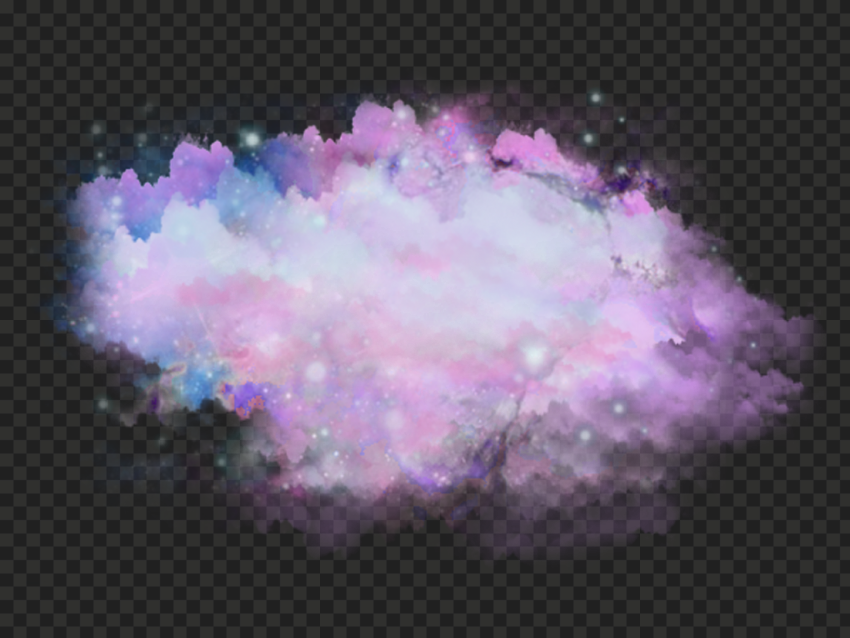 HD Space Galaxy Pink & Purple Cloud PNG | Citypng