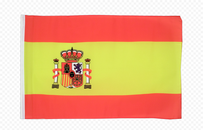 HD Waving Spain Flag Without Coat Of Arms PNG | Citypng