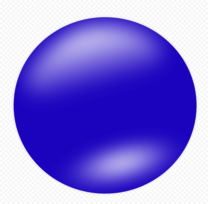 HD Sphere Circle Button Blue Color Transparent PNG | Citypng