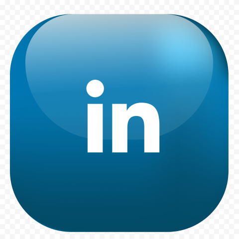 HD Blue Linkedin IN Cloud Logo Icon Symbol PNG | Citypng