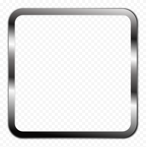 HD Square Silver Frame PNG | Citypng