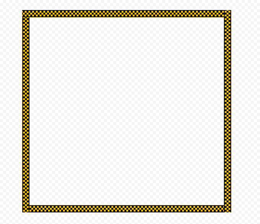 HD Taxi Cab Pattern Checker Square Frame PNG | Citypng