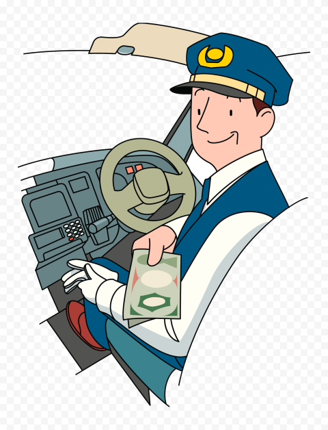 HD Taxi Clipart Driver Cartoon Transparent PNG | Citypng