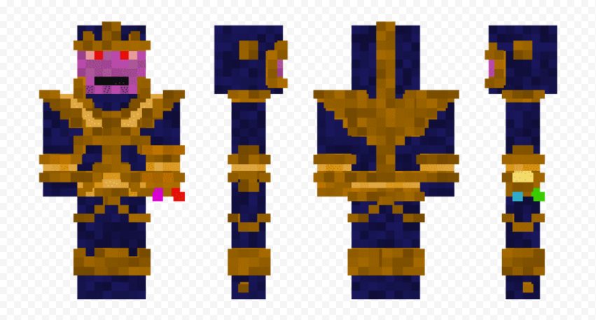 HD Thanos Minecraft Character PNG | Citypng