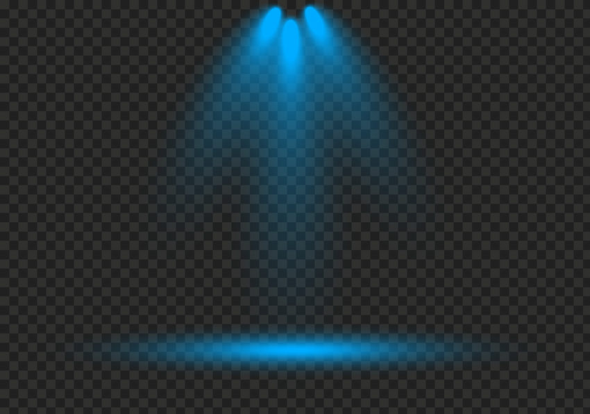HD Three Lighting Blue Light Spots PNG | Citypng
