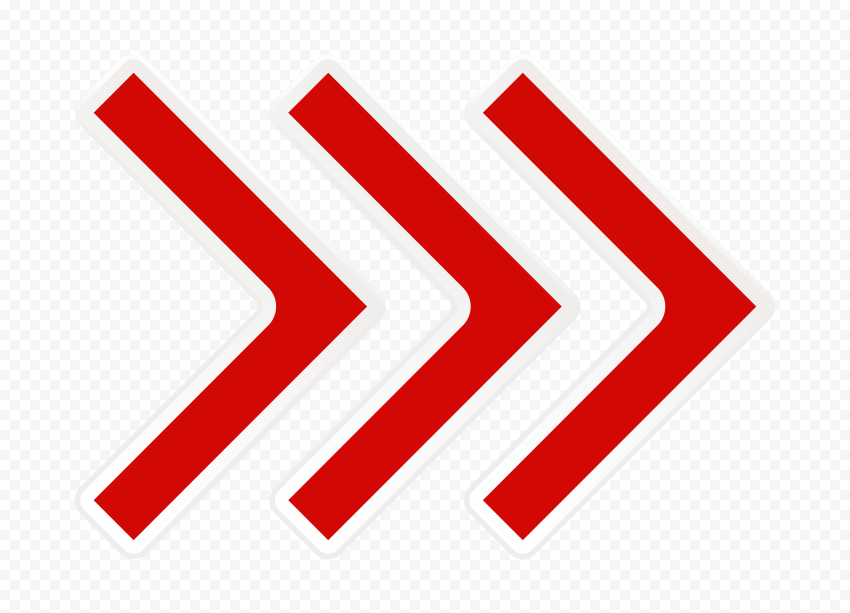 HD Three Red Arrows Pointing Right PNG | Citypng