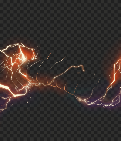 HD Thunder Lighting Spark Effect PNG | Citypng