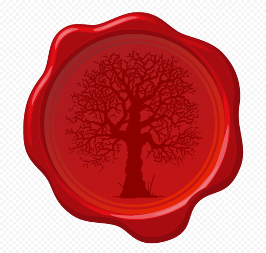 HD Tree Seal Wax Stamp PNG | Citypng