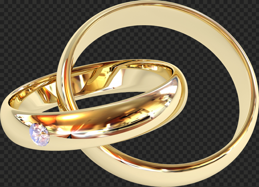 Gold Diamond Ring Png