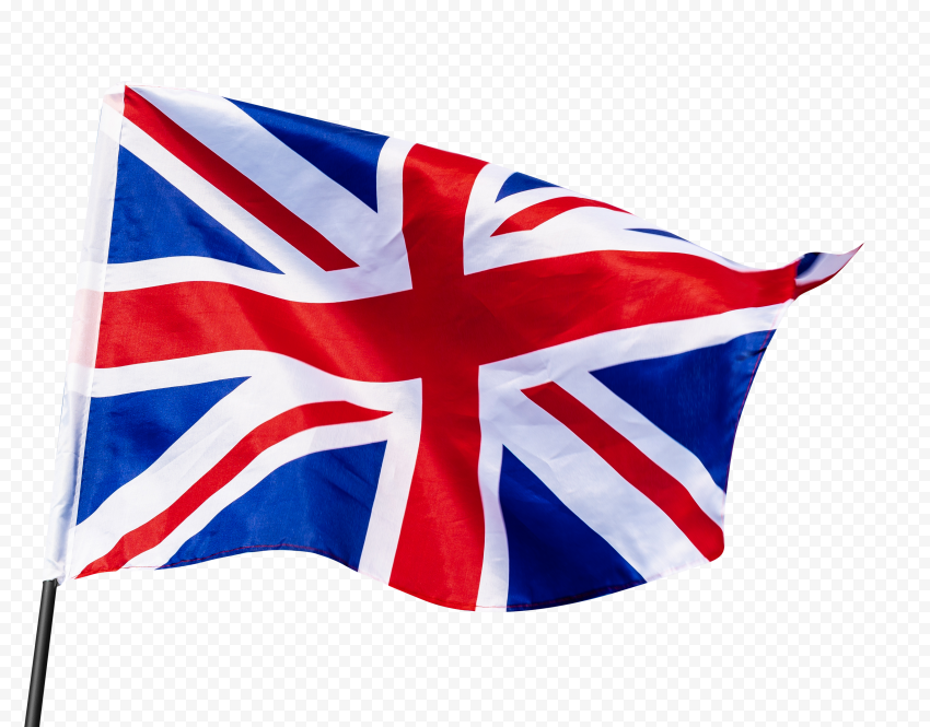 HD United Kingdom Uk Waving Flag On Pole PNG | Citypng