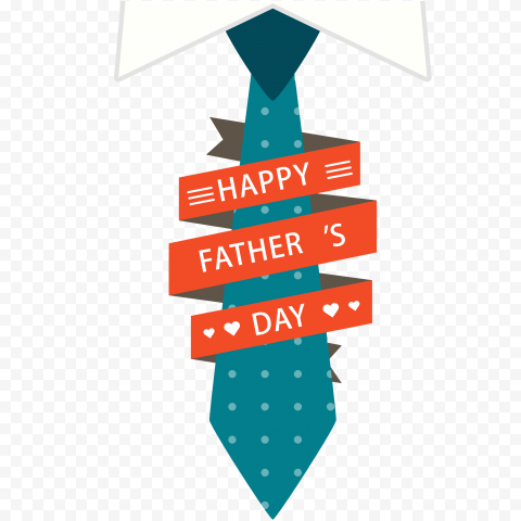 HD Vector Happy Father's Day Tie Design Transparent PNG | Citypng
