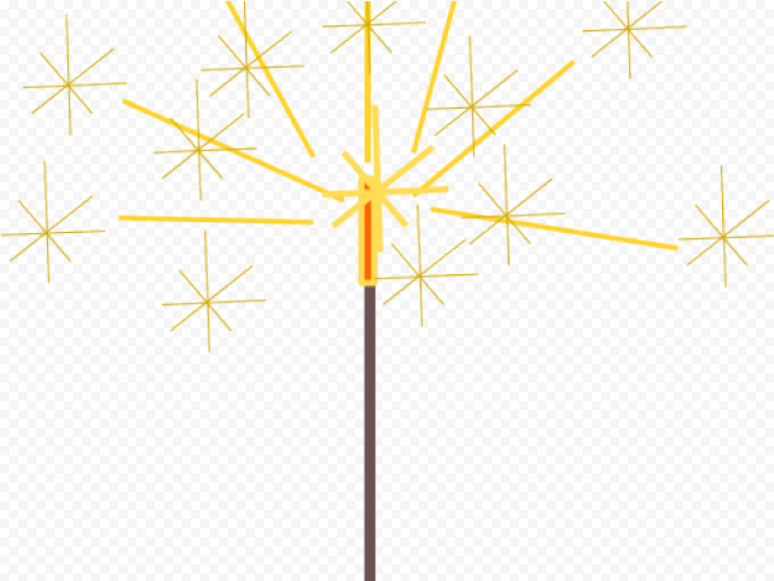 HD Vector Sparkler Candle Icon PNG | Citypng