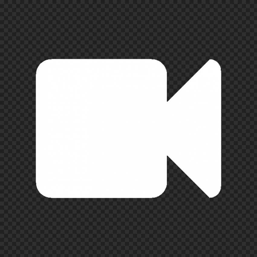 HD Video Camera Recording White Icon Transparent PNG | Citypng