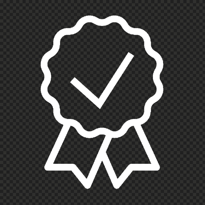 HD Warranty Ribbon White Icon Logo Sign Label Badge Transparent ...