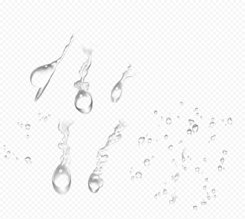 HD Water Drops Droplets PNG | Citypng