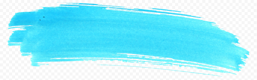 HD Watercolor Brush Blue Turquoise Effect PNG | Citypng