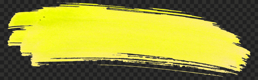 HD Watercolor Brush Yellow Effect PNG | Citypng
