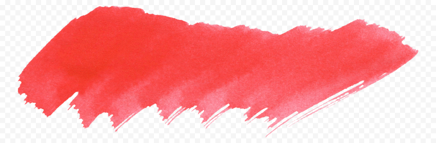 HD Watercolour Red Brush Stroke PNG | Citypng