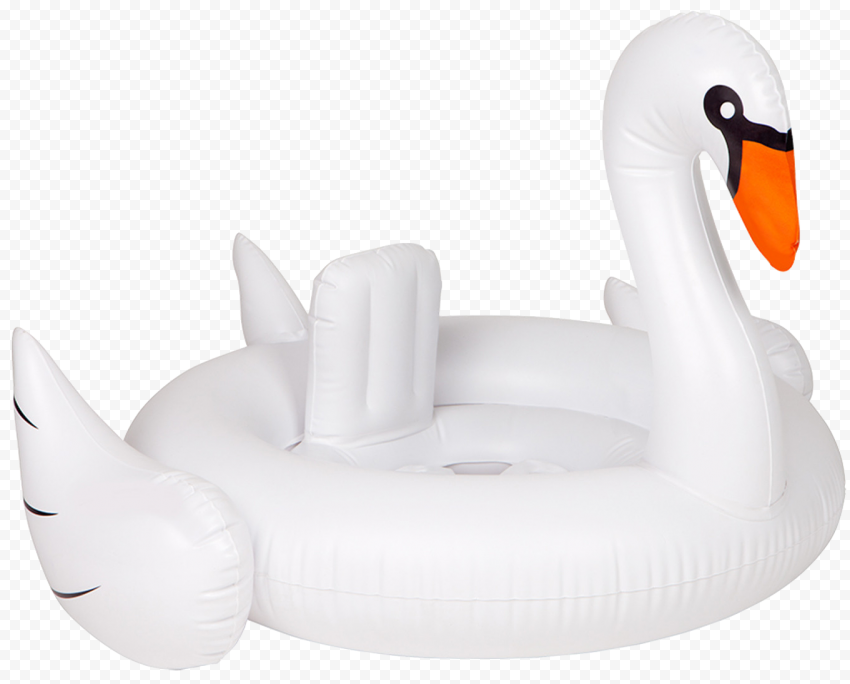 HD White Flamingo Inflatable Pool Buoy PNG | Citypng
