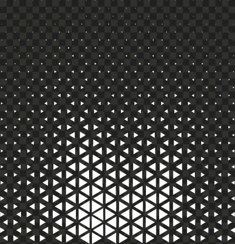 HD White Halftone Triangle Dots Abstract Pattern PNG | Citypng