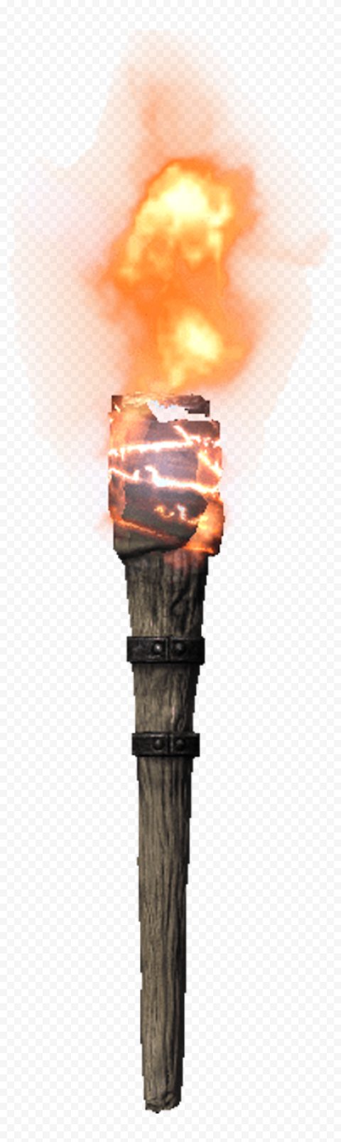 HD Wooden Flame Fire Torch PNG | Citypng