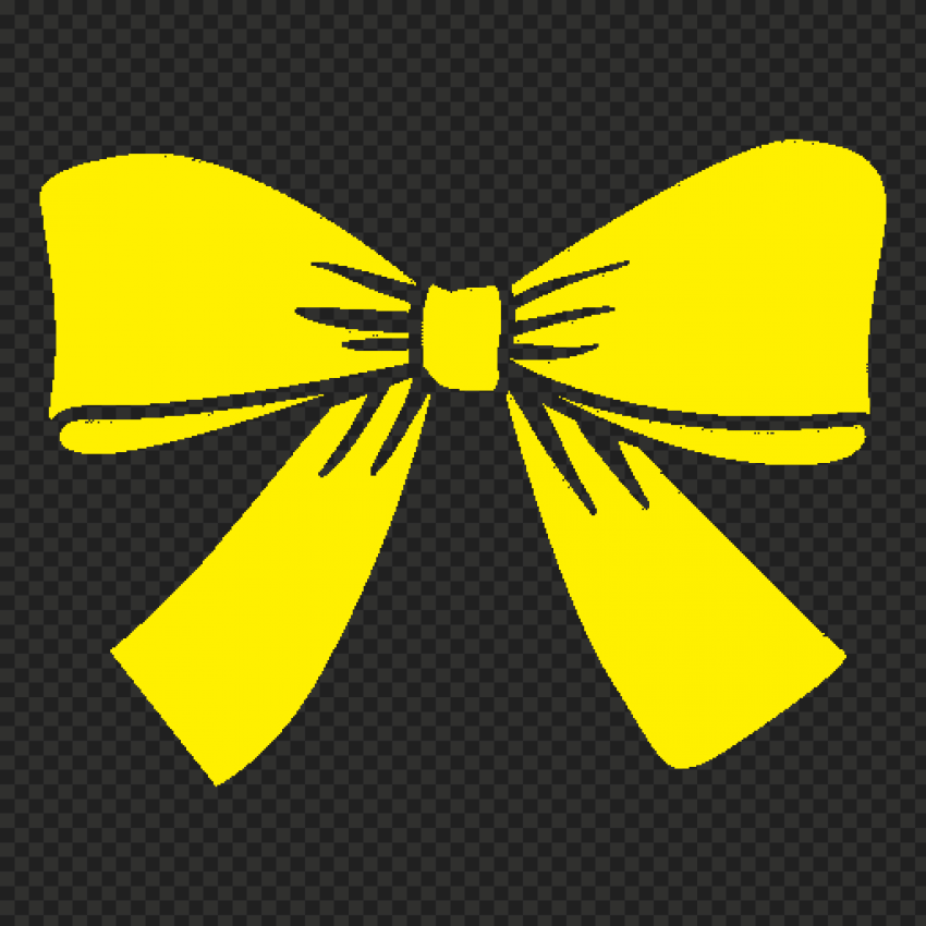 HD Yellow Bow Tie Icon Transparent PNG | Citypng