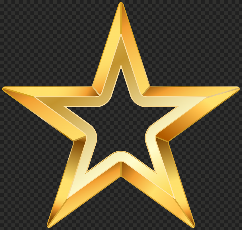 HD Yellow Golden Gold Beautiful Star PNG | Citypng