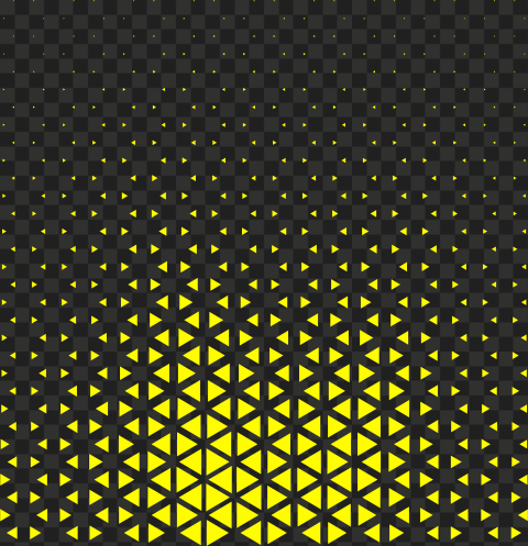HD Yellow Halftone Triangle Dots Abstract Pattern PNG | Citypng