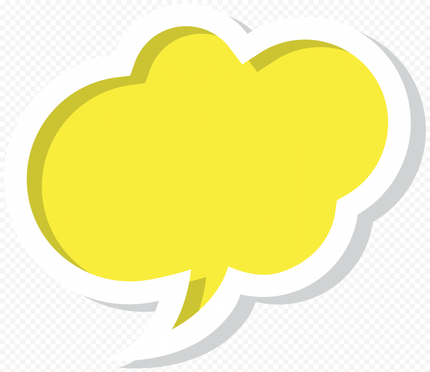 HD Yellow Illustration Graphic Cloud PNG | Citypng